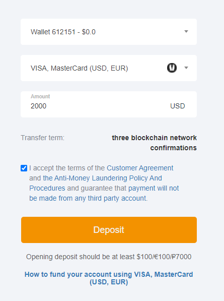Mercuryo Payment System - Online broker AMarkets